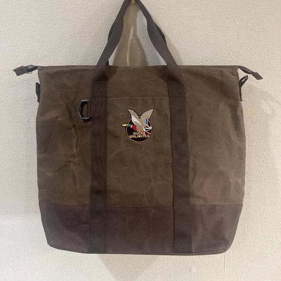 Ducks Unlimited | Bags | Ducks Unlimited Brown Canvas Soft Sided Zip ...
